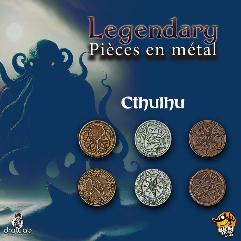 Legendary - Pièces en métal - Lucky Duck Games