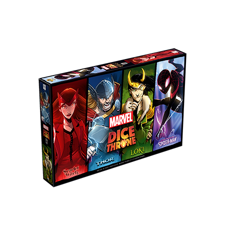 Marvel Dice Throne - Scarlet Witch, Thor, Loki, Spider-Man - Lucky Duck ...