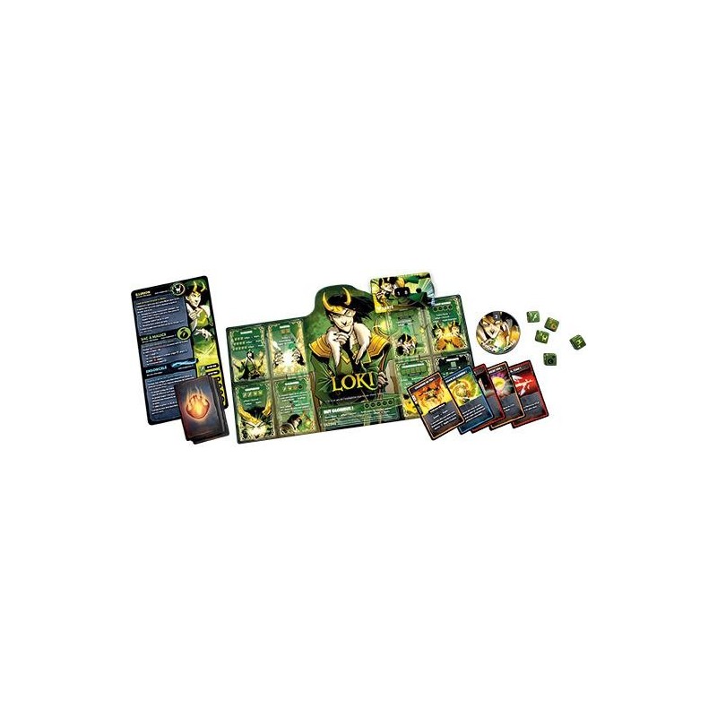 Marvel Dice Throne - Scarlet Witch, Thor, Loki, Spider-Man - Lucky Duck ...