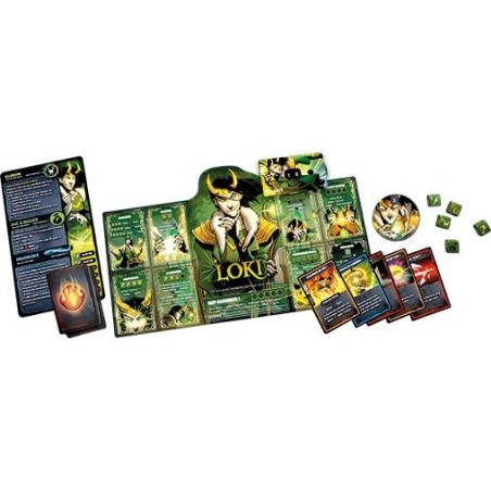 Marvel Dice Throne - Scarlet Witch, Thor, Loki, Spider-Man - Lucky Duck ...