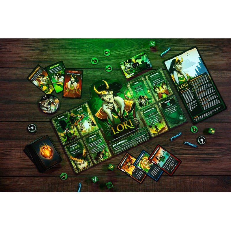 Marvel Dice Throne - Scarlet Witch, Thor, Loki, Spider-Man - Lucky Duck ...