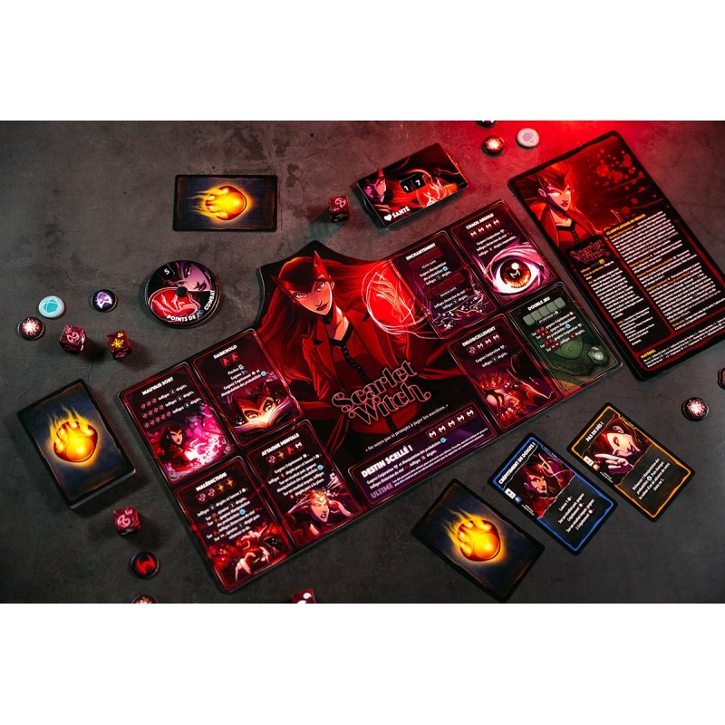 Marvel Dice Throne - Scarlet Witch, Thor, Loki, Spider-Man - Lucky Duck ...