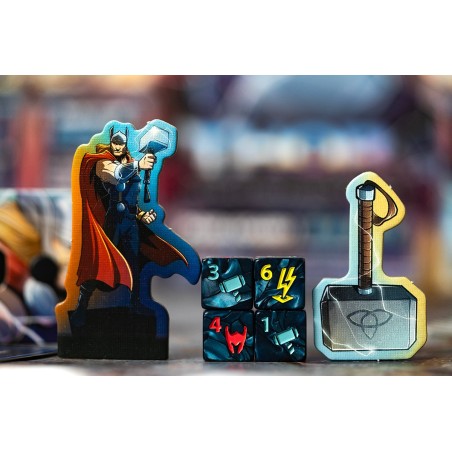 Marvel Dice Throne - Scarlet Witch, Thor, Loki, Spider-Man - Lucky Duck ...