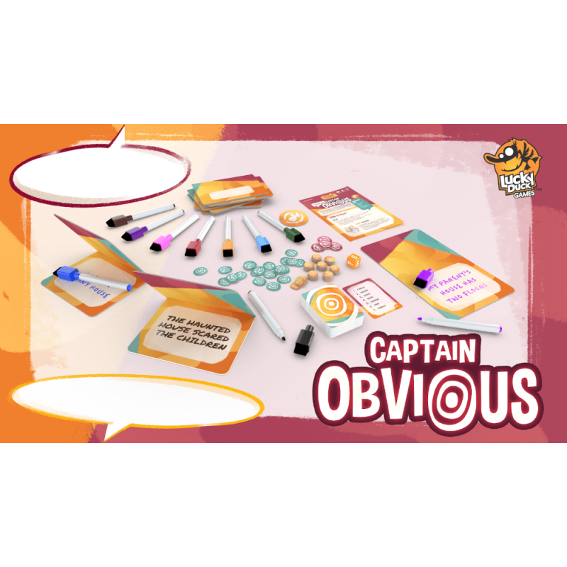 Captain Obvious - board game - Lucky Duck Games