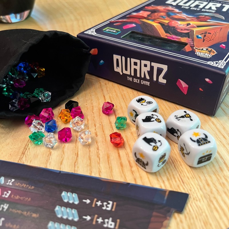 Quartz: The Dice Game - board game - Lucky Duck Games
